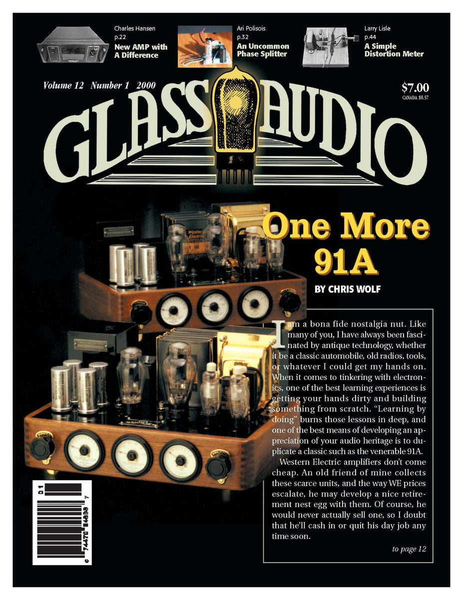 Glass Audio 2000 Back Issues (6) PDFs – CC-Webshop